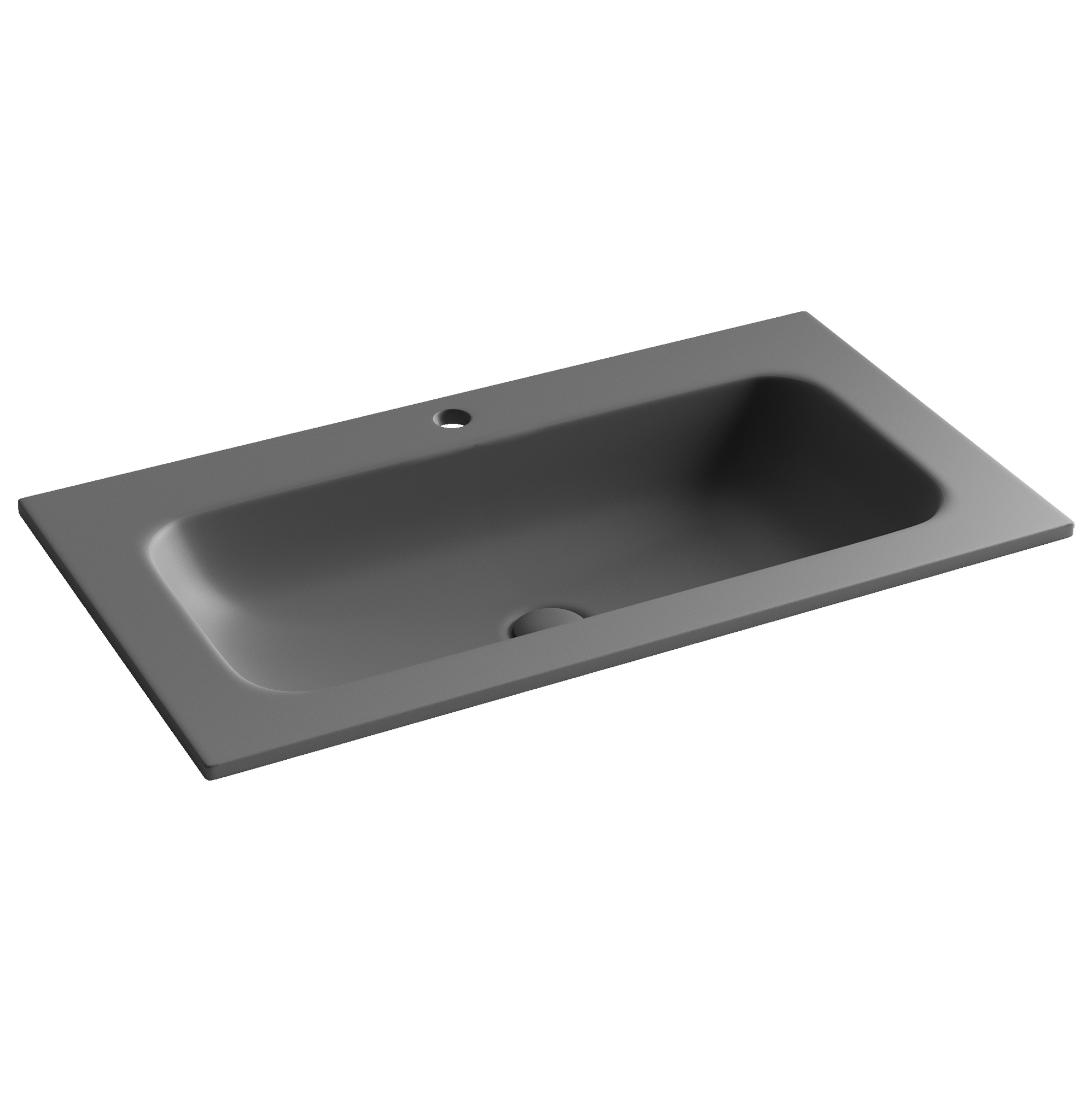 Раковина Ceramicanova Grace 80 CN7012MDH цвет Антрацит темный матовый