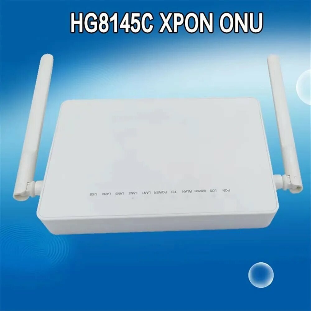 GPON ONU HG8145C для терминала с 4FE+Voice+Wifi, английское программное обеспечение, совместимый стиль: XPON