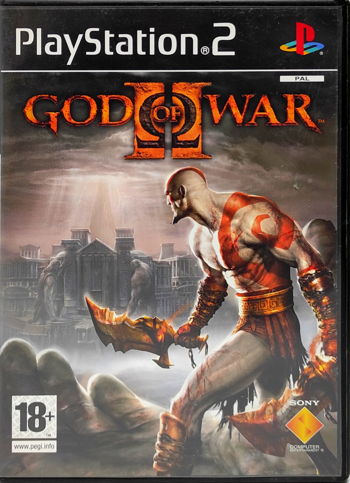 God of War 2 Полностью на русском SLES 54206 Видеоигра на диске PS2. Товар уцененный