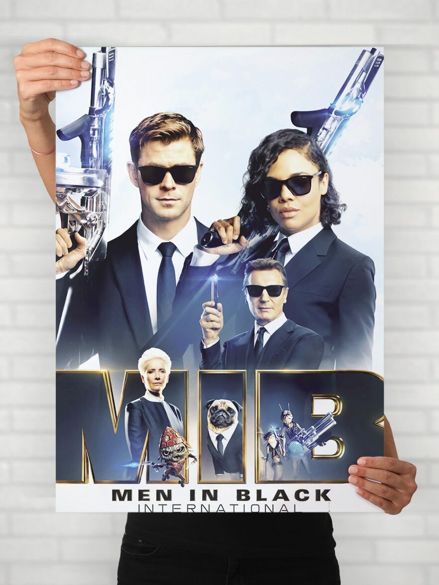 Плакат на стену для интерьера Люди в черном (Men in Black 6) - Постер по фильму кино формата А2 (42x60 см)
