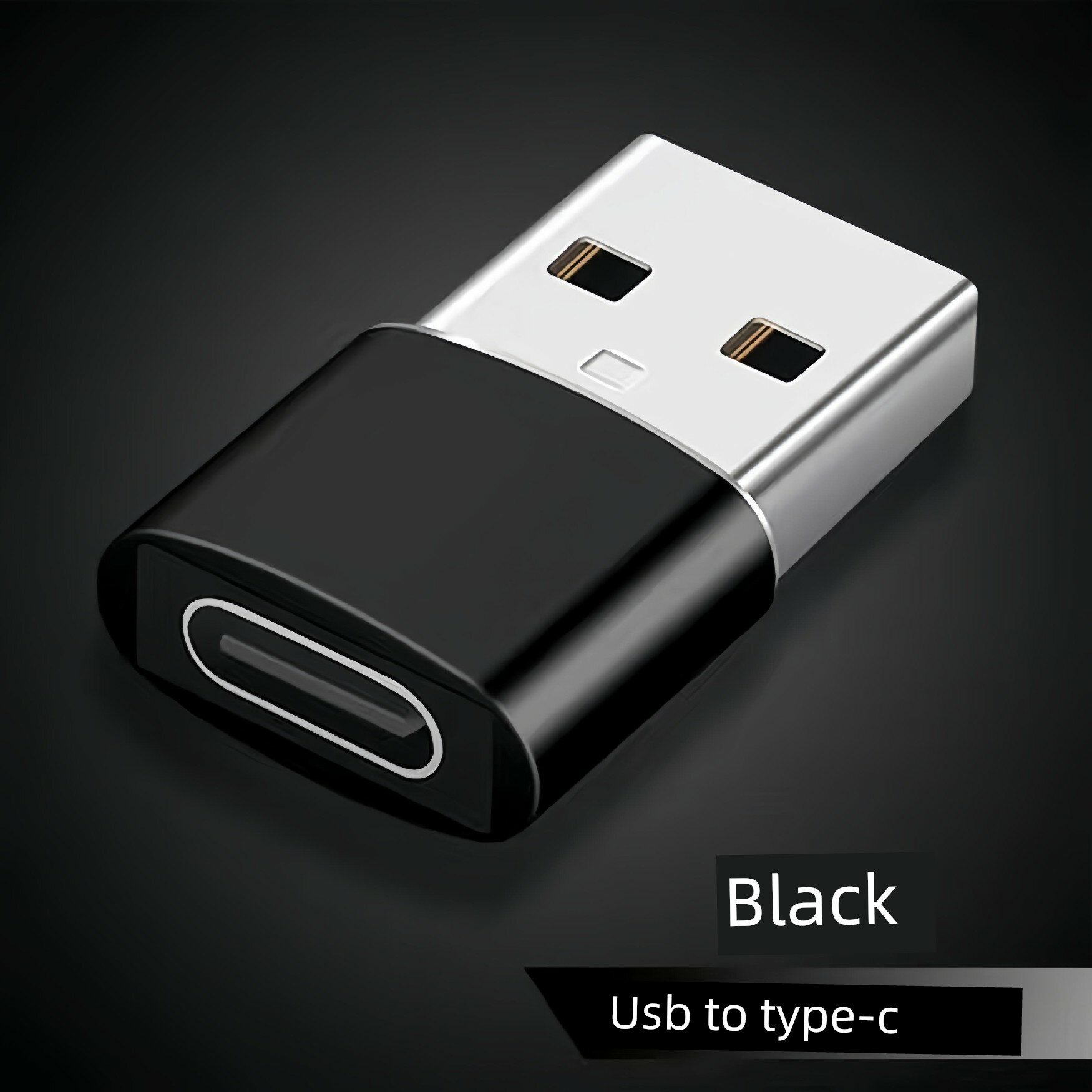 Автомобильный адаптер Type-C к USB для Audi A4L A6L A5L Q3, черный, 1 шт.