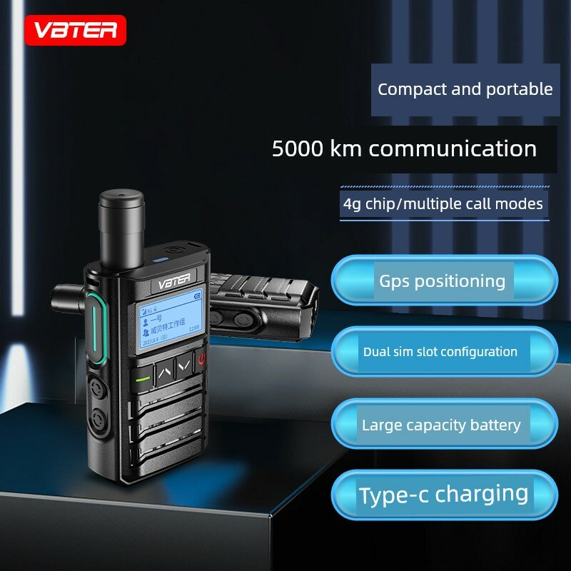 VBTER Публичная Сеть Двухсторонняя Радиостанция с ГПС, Прогнозом Погоды, Пожизненной Бесплатной Услугой, Включая