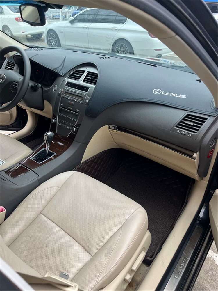 Солнцезащитный чехол для приборной панели Lexus ES240/ES350 2006-2012 - УФ-защита и теплоизоляция, черный