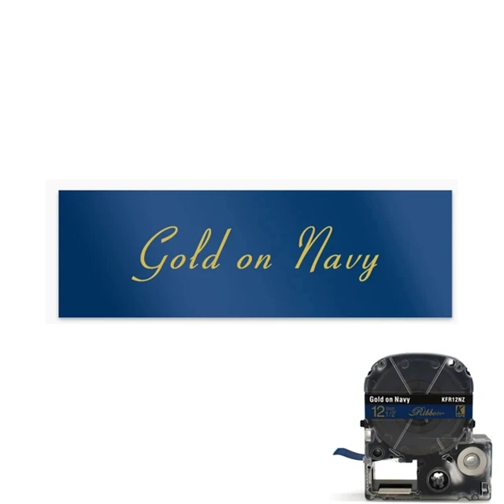 Этикеточная лента Bekia 12 мм navy