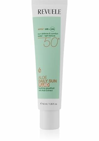 Крем для ухода за кожей Revuele Aloe Daily Sun Fluid SPF 50+, 40 мл
