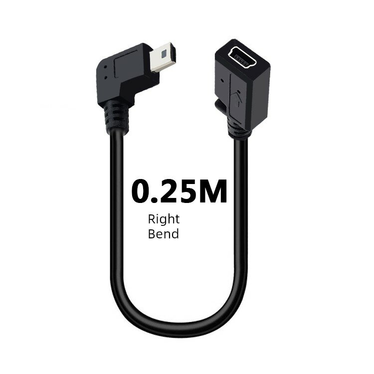 Регистратор вождения, удлинительный кабель miniusb, кабель для передачи данных, колено v3, порт T-port, мини-USB,