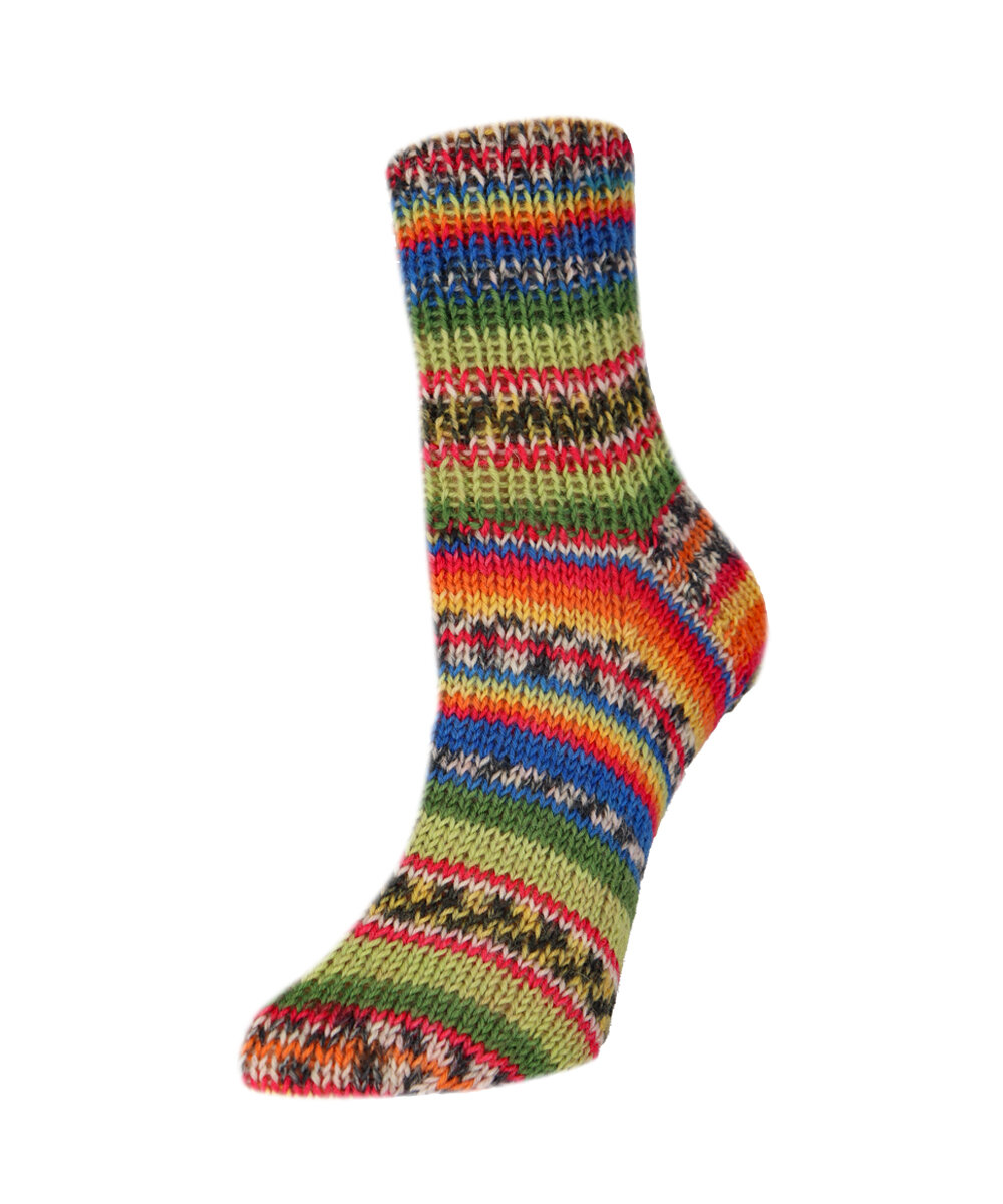 Носочная пряжа Rellana Flotte Socke Legato 4 ply (3062) 1 моток 100 г/420 м