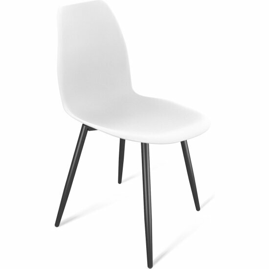 Стул Sheffilton SHT ST29/S95-1 белый/черный муар