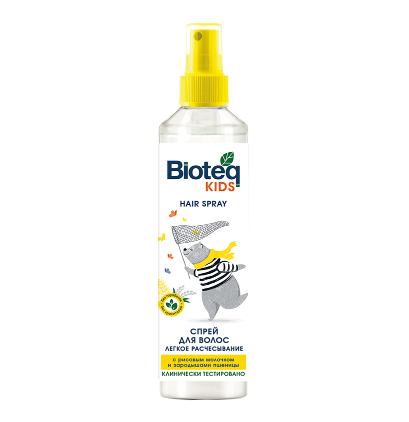 Спрей для волос детский Bioteq Kids Легкое расчесывание, 195 мл