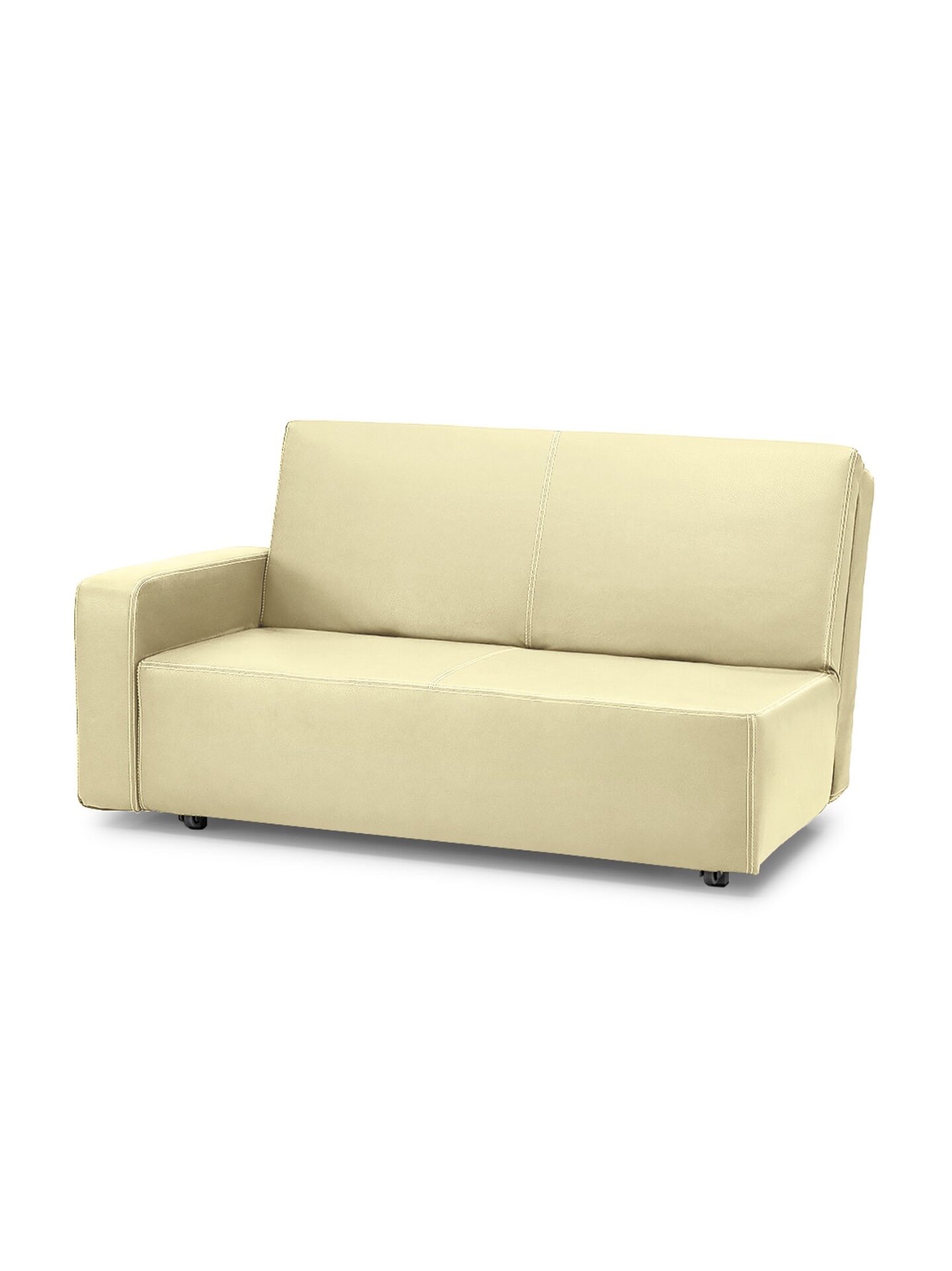 Диван Лорма Galaxy Cream NOW 172x100x86 см, бежевый Экокожа, аккордеон Фиеста