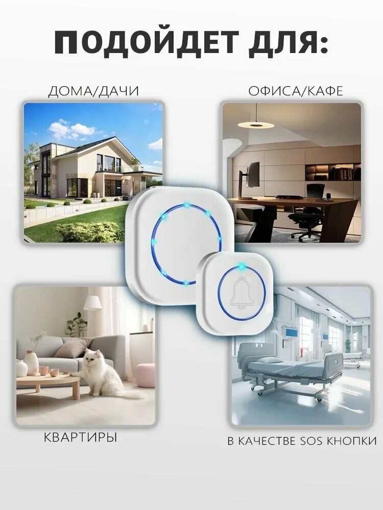Звонок дверной IP44 — фото 1