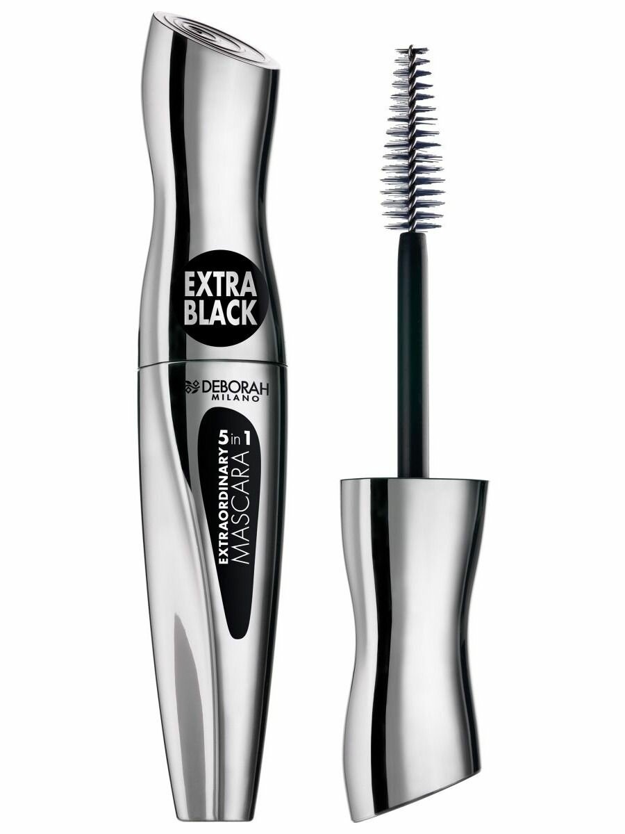 Deborah Milano Тушь для ресниц Черная Невероятный объем 5 IN 1 EXTRAORDINARY MASCARA 12 мл