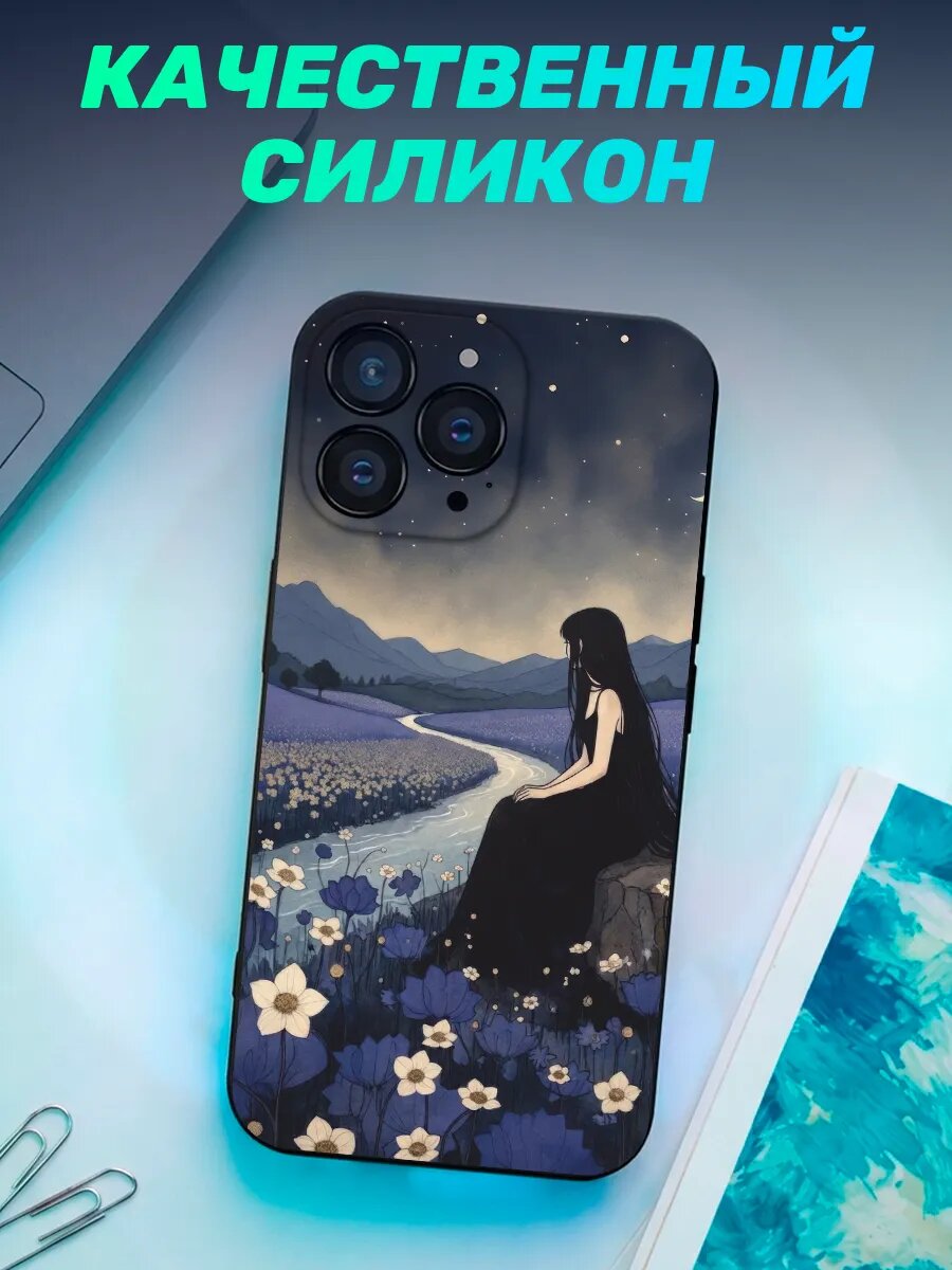 Чехол на iphone 16 Pro Max девушка — фото 1