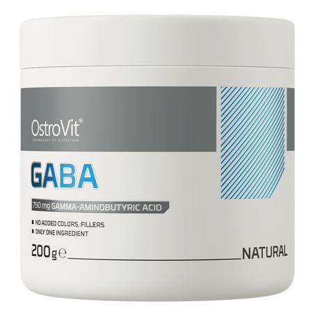 Аминокислота OstroVit, Supreme Pure Gaba, порошок, без добавок, 200 г