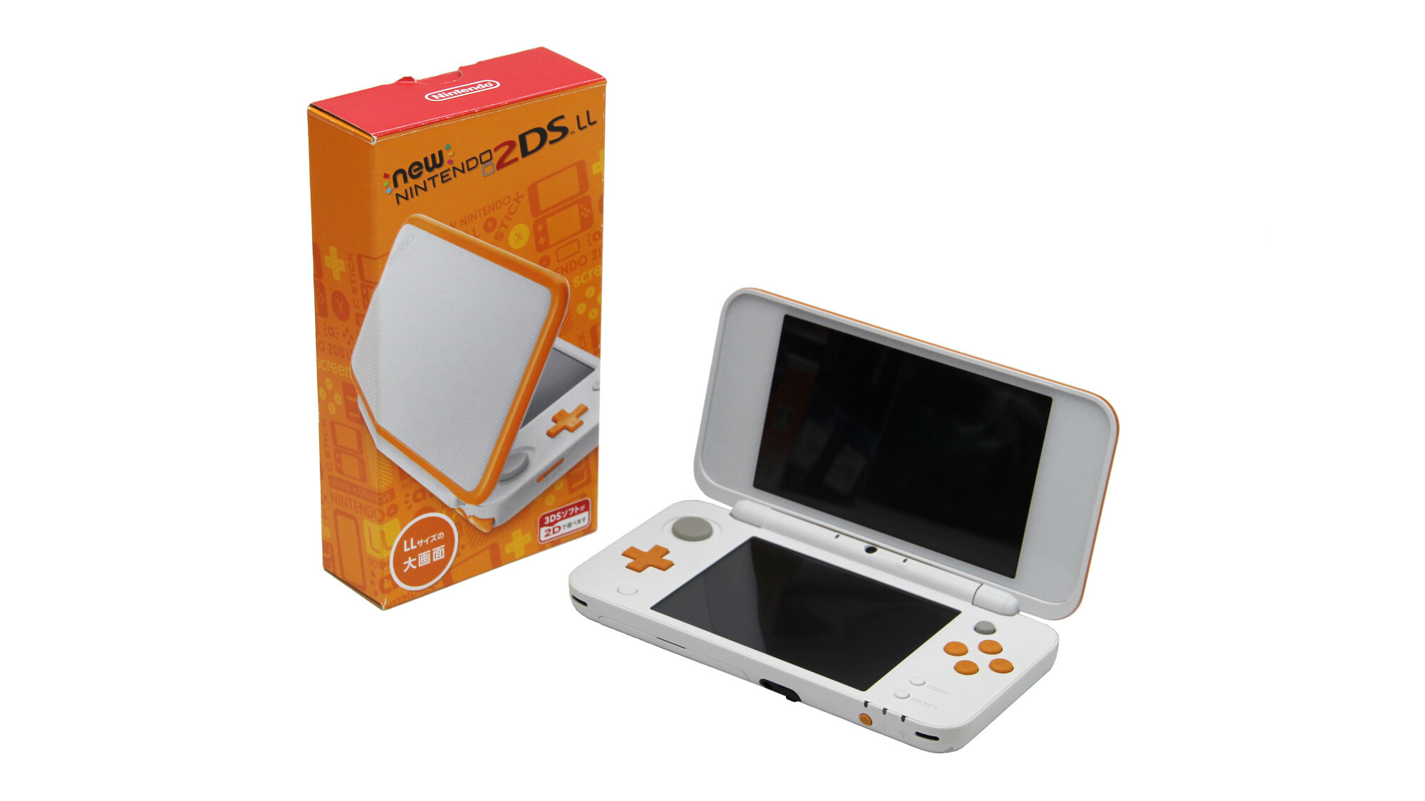 Игровая приставка New Nintendo 2DS LL 128 Gb White/Orange (как новая)