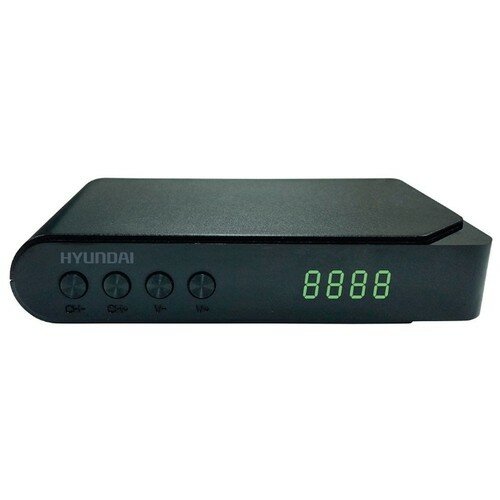 Ресивер DVB-T2 Hyundai H-DVB200 черный DVB-T, DVB-T2