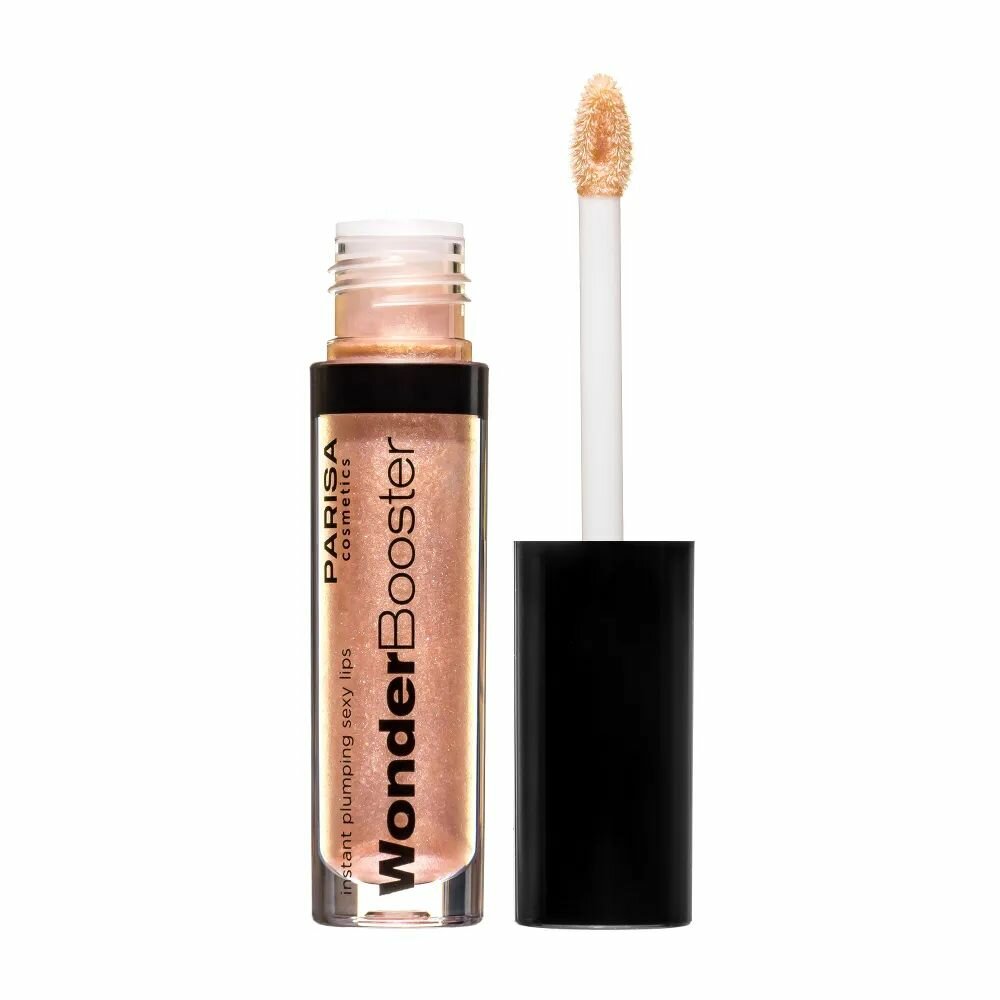 Parisa Cosmetics Блеск для губ Wonder Booster с эффектом увеличения, тон 3 Gold Caramel