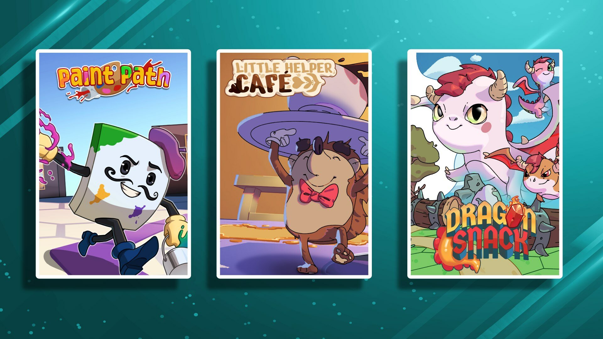 Набор Paint Path + Little Helper Cafe + Dragon Snack (Bundle) — Xbox Series X|S, Xbox One, PC — Цифровая версия