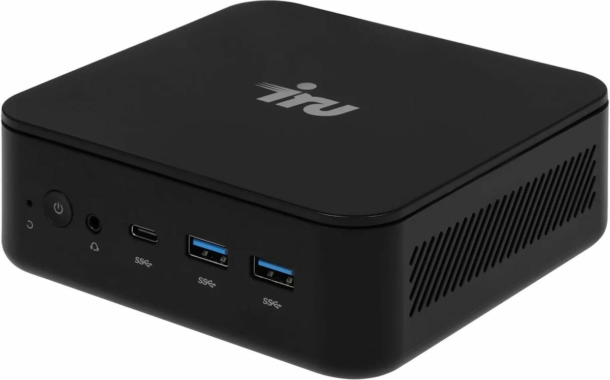 Неттоп iRU Planio 325 AMD Ryzen 5 3500U, DDR4 8ГБ, 512ГБ SSD, AMD Radeon Vega 8, Windows 11 Pro, черный 2180266