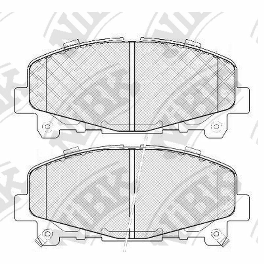 Колодки тормозные передние NIBK PN8865