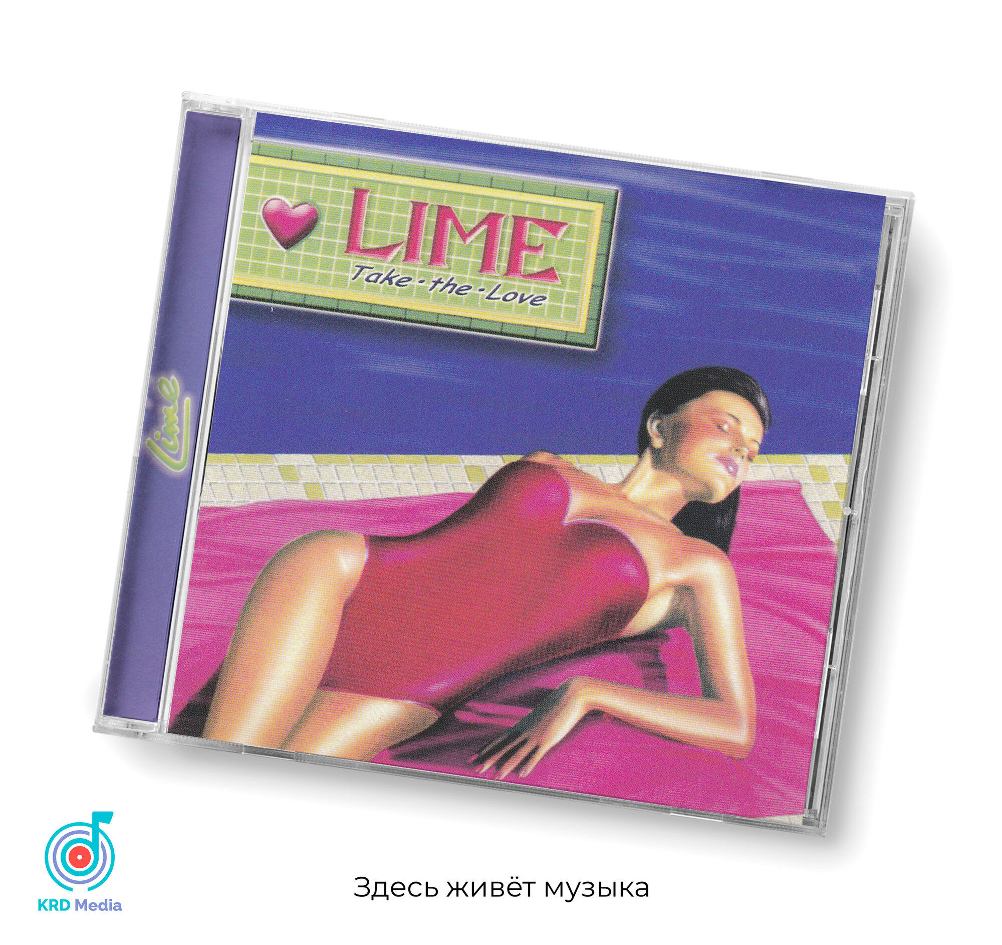 Lime - Take The Love, 1987, 4-page, CD-Аудио