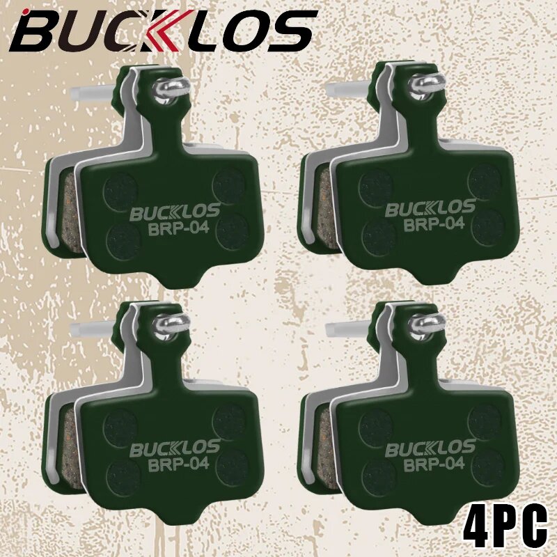 BUCKLOS керамические тормозные колодки для SRAM LEVEL AVID ELIXIR Темно-зеленый, Ceramic 4Pairs