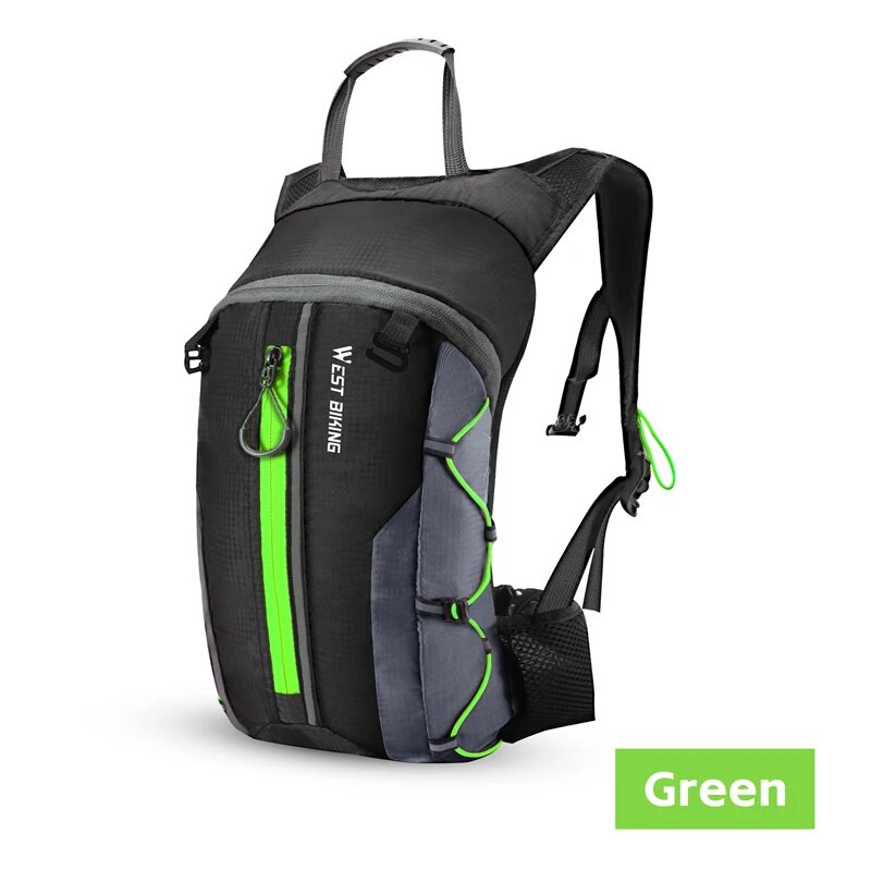 West Biking 10л полиэстер рюкзак для велоспорта Зеленый, 10L Green Bag Only