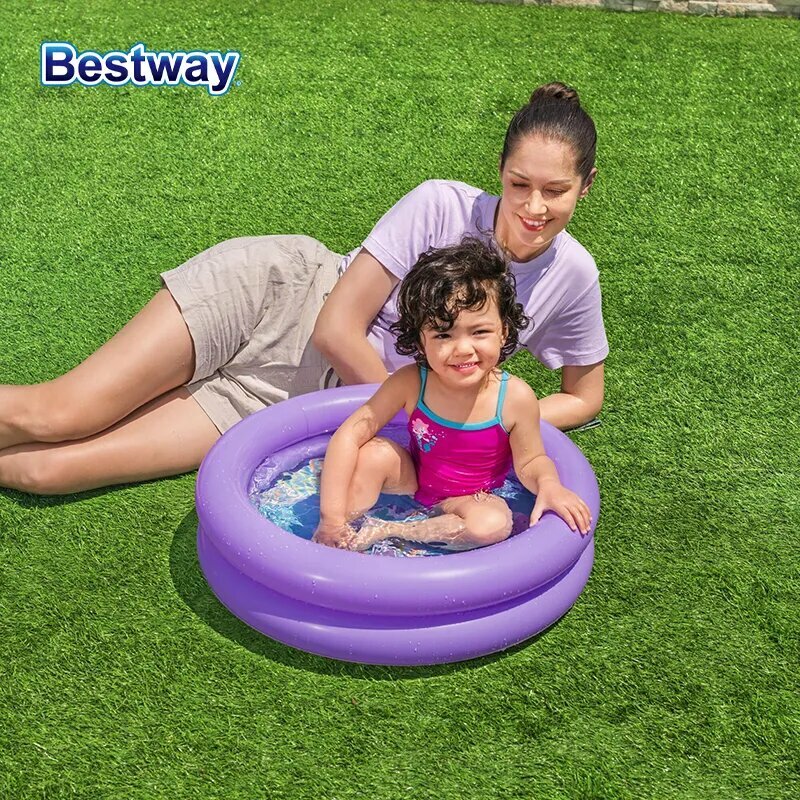 Бассейн Подводный мир, жёсткий борт, 61 х 15 см, от 2 лет, 51061 Bestway