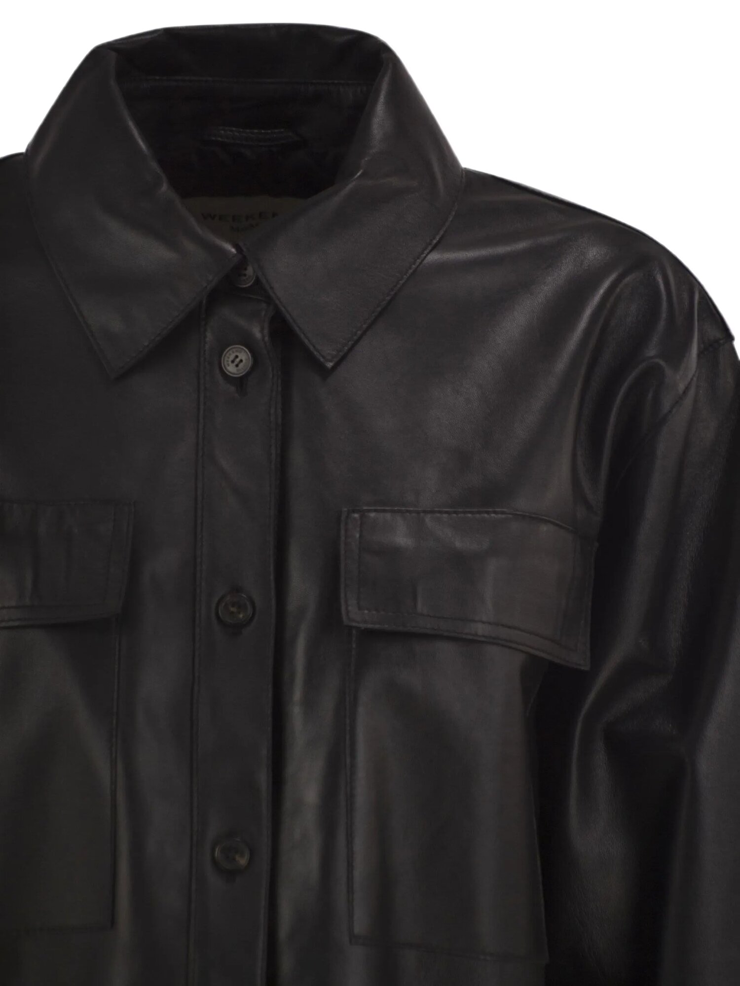 Куртка WEEKEND Cropped lamb leather jacket, размер 34 — фото 1