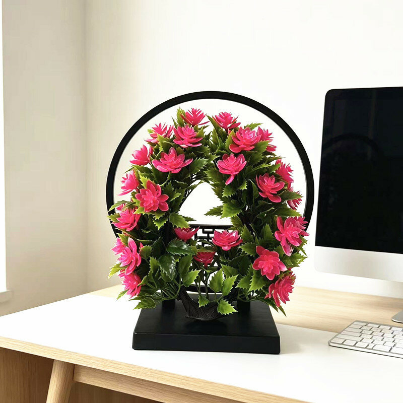 Подвесное искусственное лотосовое цветочное украшение для тумбочки и офиса styleb