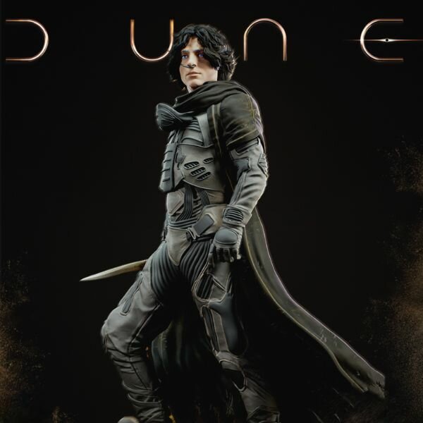 Сборная модель Пол Атрейдес (Dune), 347мм, 1/6 для покраски