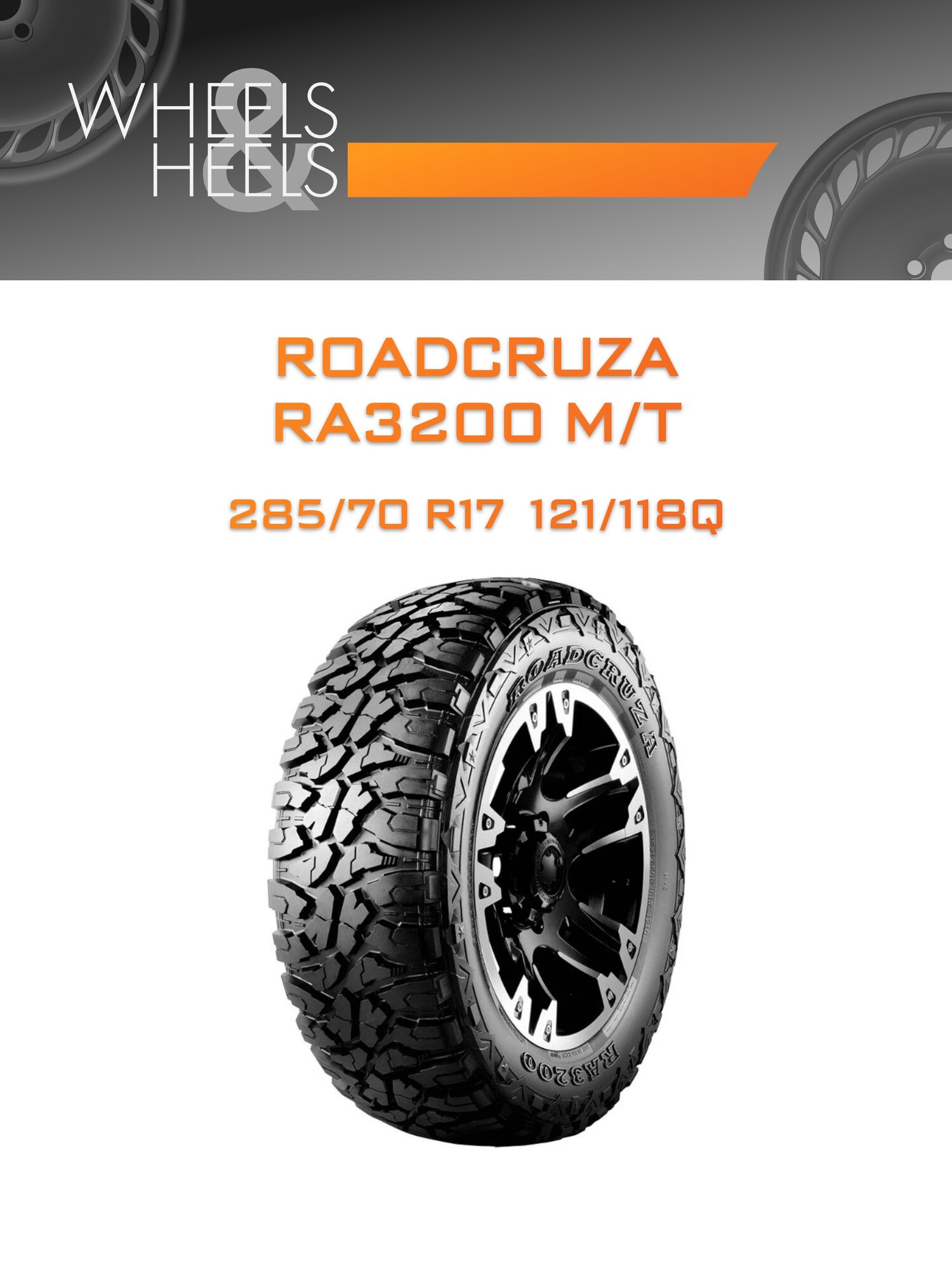 Шина автомобильная ROADCRUZA RA3200 M/T MT 285/70 R17 121/118Q SUMMER, летняя, универсальная
