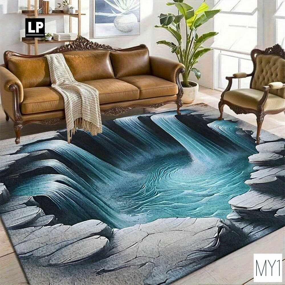 Ковер 40x60 см 3 мм 3d-эффект разноцветный