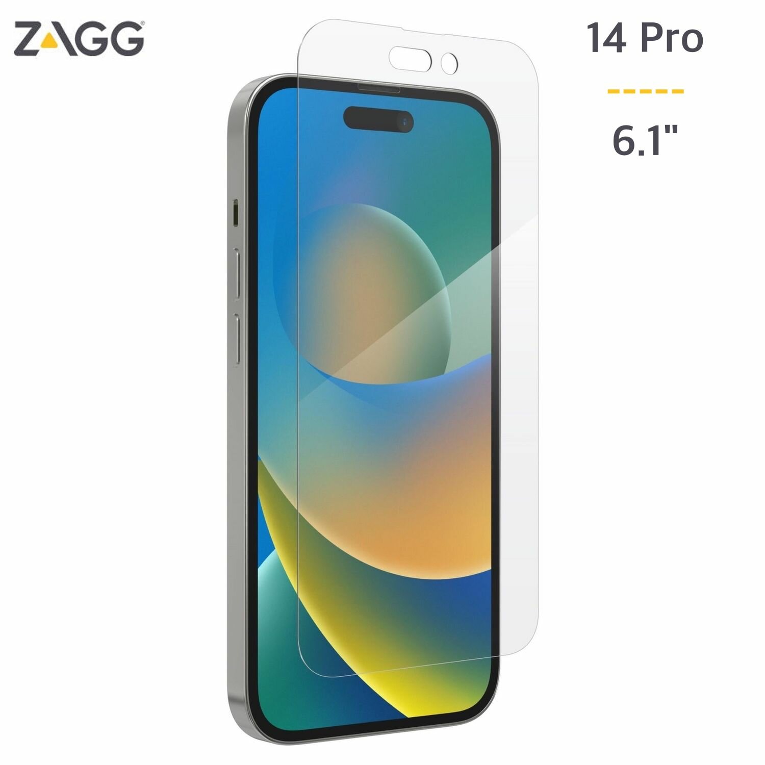 Стекло защитное ZAGG Glass Plus Edge iPhone 14 Pro (6.1")
