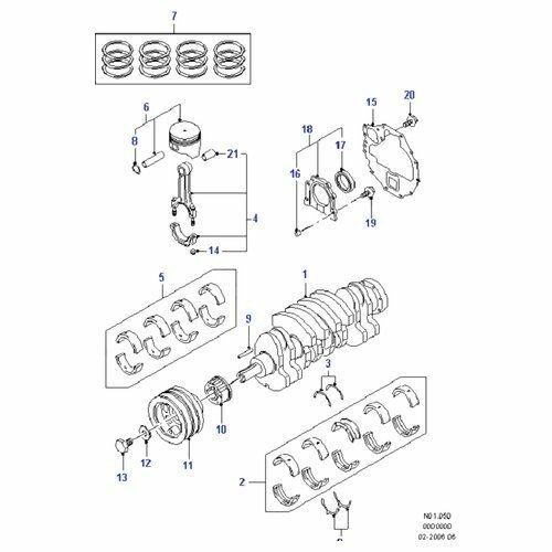 Шестерня коленвала Ford 3573770