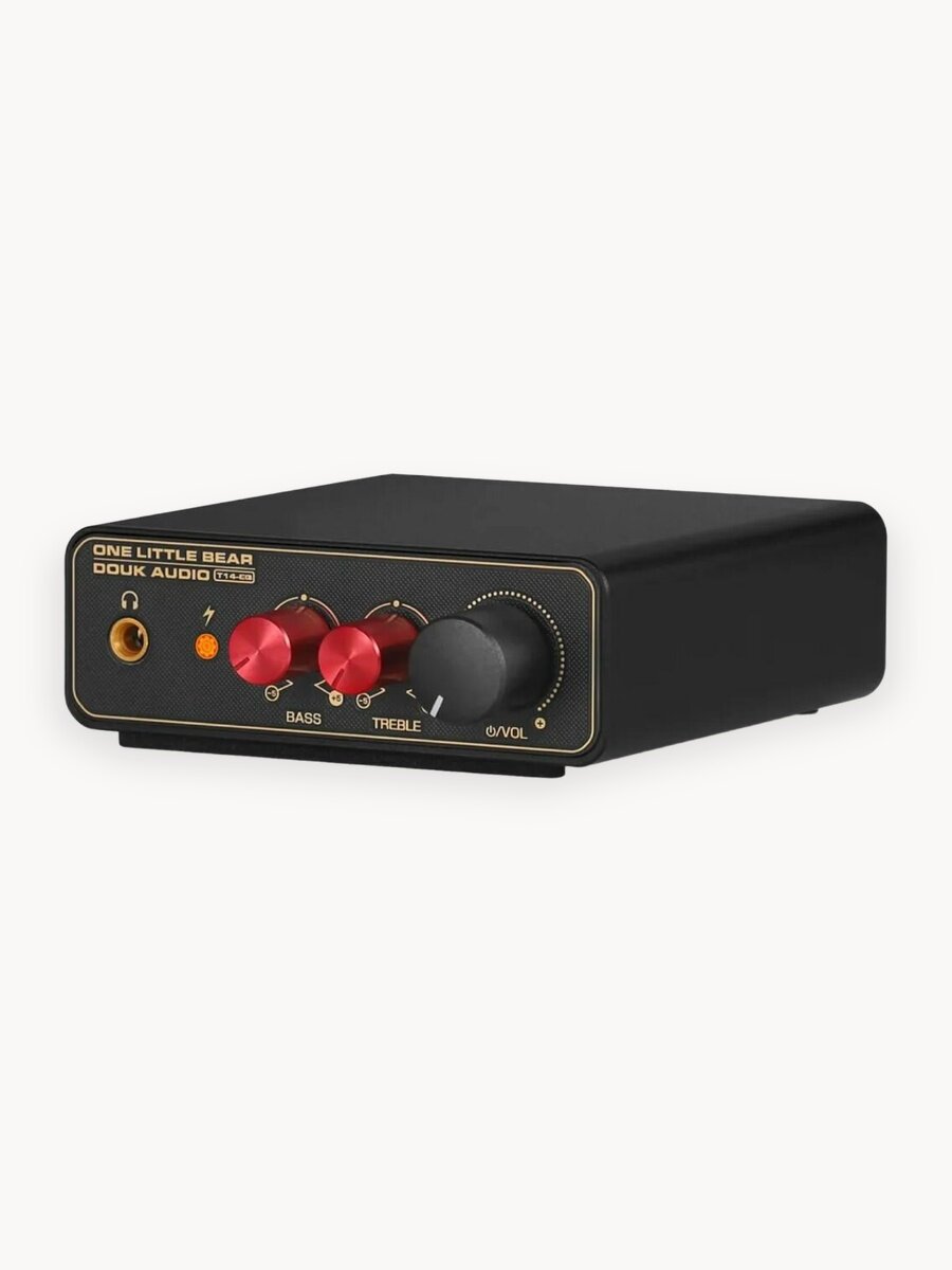 Douk Audio T14-EQ Мини-MM MC фонокорректор RIAA для виниловых проигрывателей LP с выходом на наушники