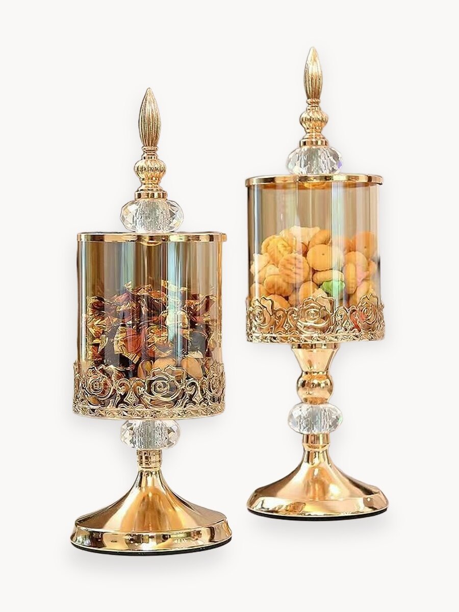 Роскошная банка для конфет в европейском стиле, банка для хранения в домашних условиях