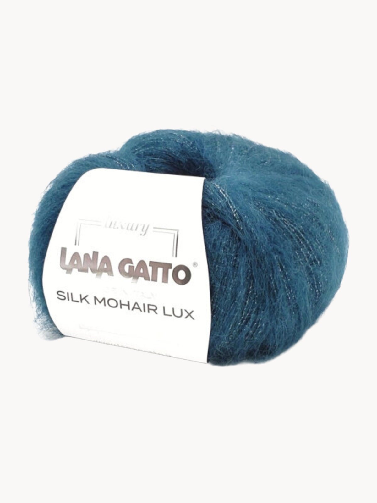 Пряжа Силк Мохер Люрекс Лана Гатто, Silk Mohair Lurex Lana Gatto (14527), 25г, 210м, 78%суперкид мохер,14%шелк,4%нейлон,4%полиэстер (1 шт.)