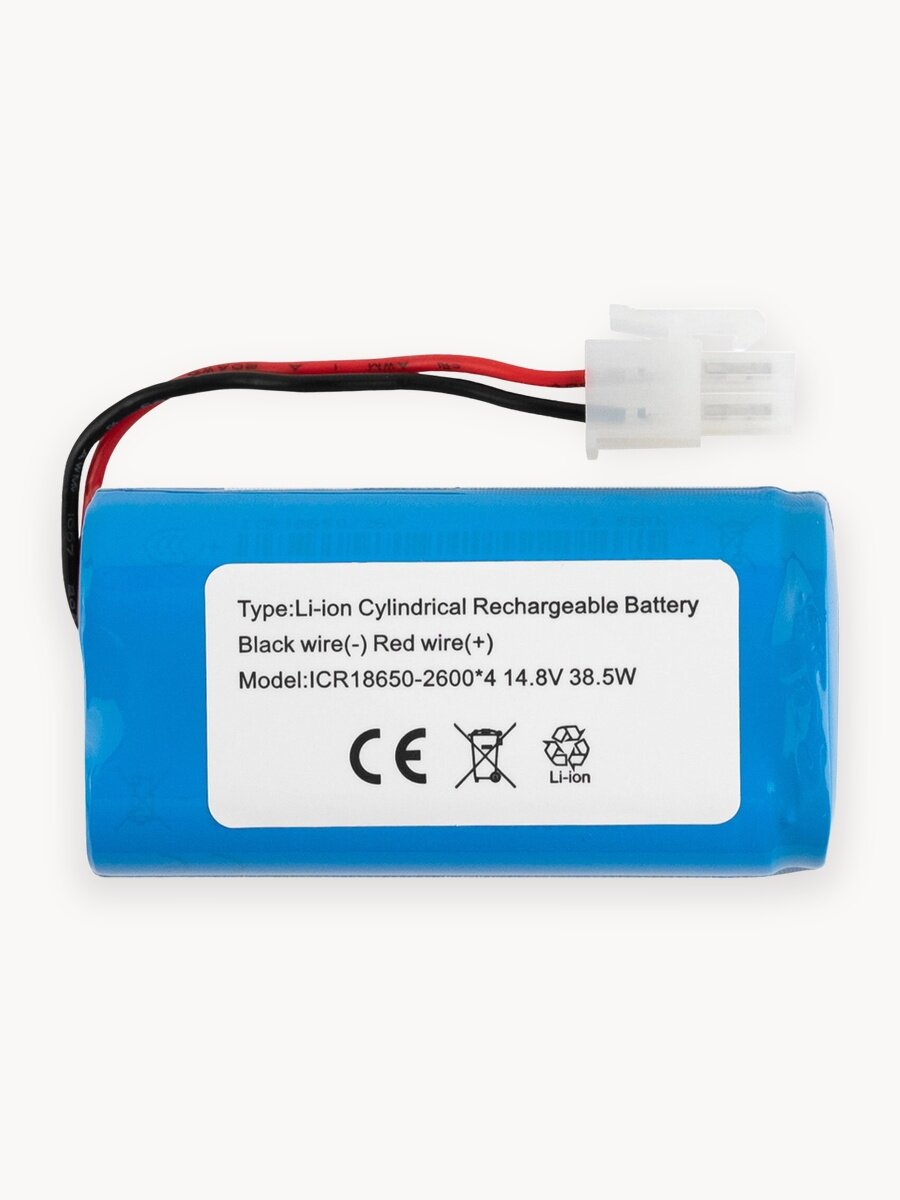 Аккумулятор 18650B4-4S1P-AAF-4 для роботов-пылесосов Genio Deluxe 500, iLIFE V55 Pro, V50 Pro, A7, A8 и др