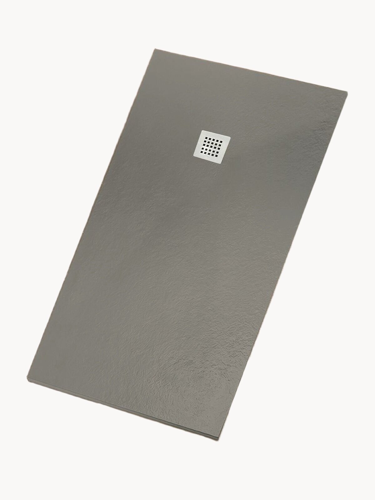 Поддон для душа 100х90 см, IDEAL STONE, серый искусственный камень