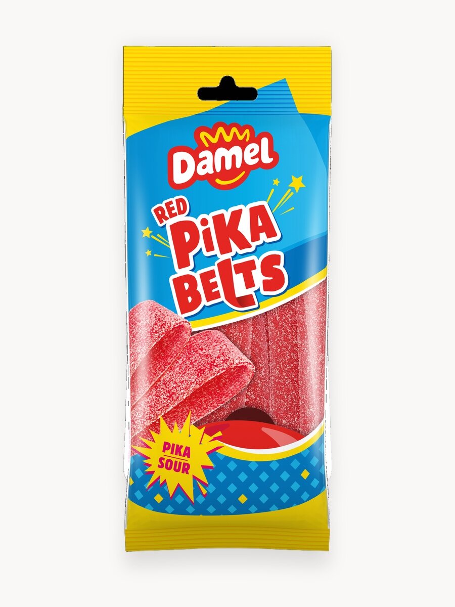 Мармелад жевательный HALAL "Пластинки клубника" 90гр DAMEL/Испания