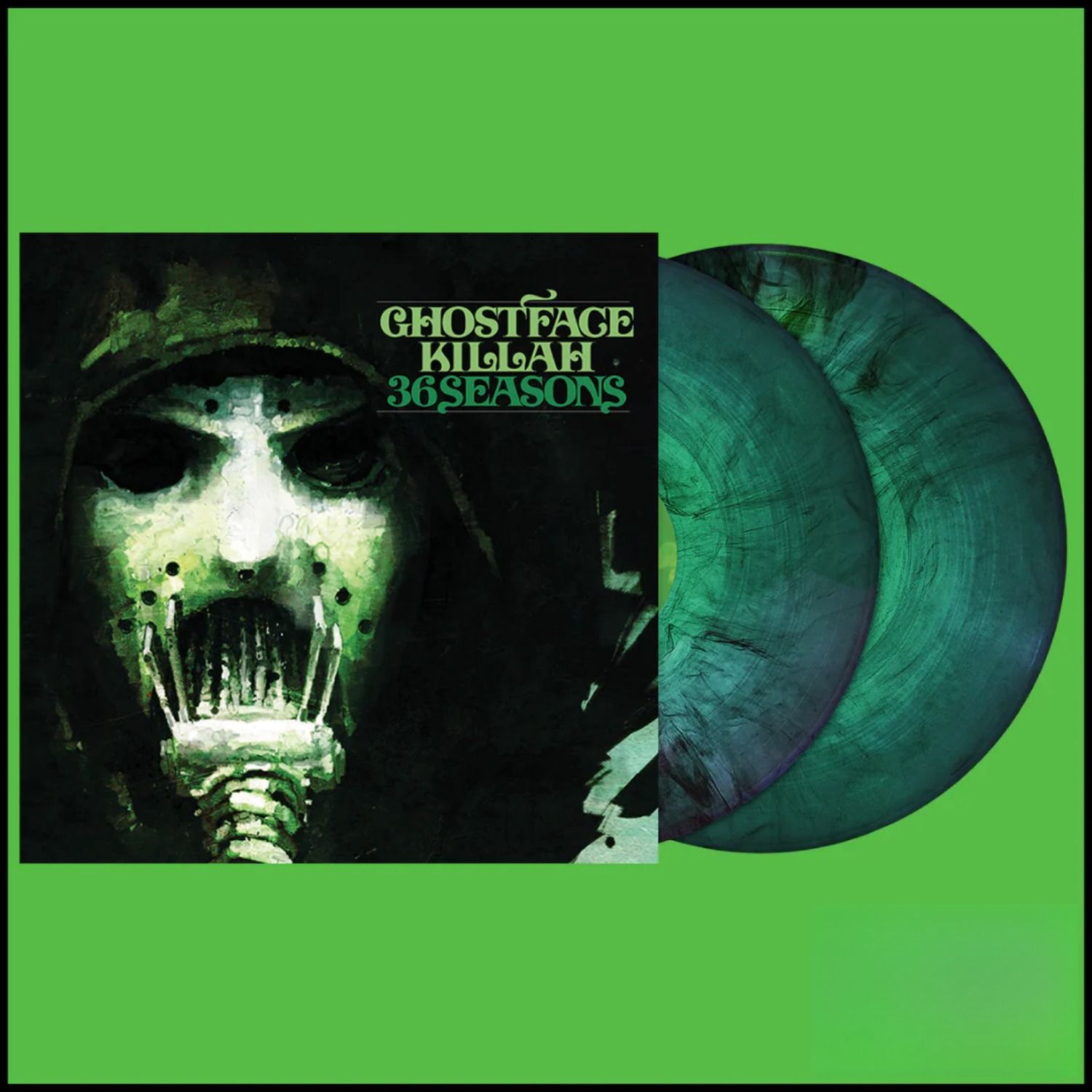 Виниловая пластинка Ghostface Killah - 36 Seasons, 2 x Vinyl, LP, 10th Anniversary, Turquoise Marble