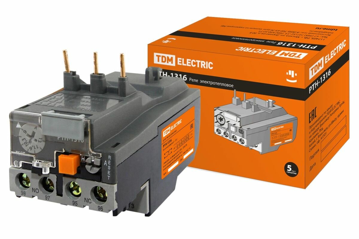 Реле электротепловое РТН-1316 9-13А TDM