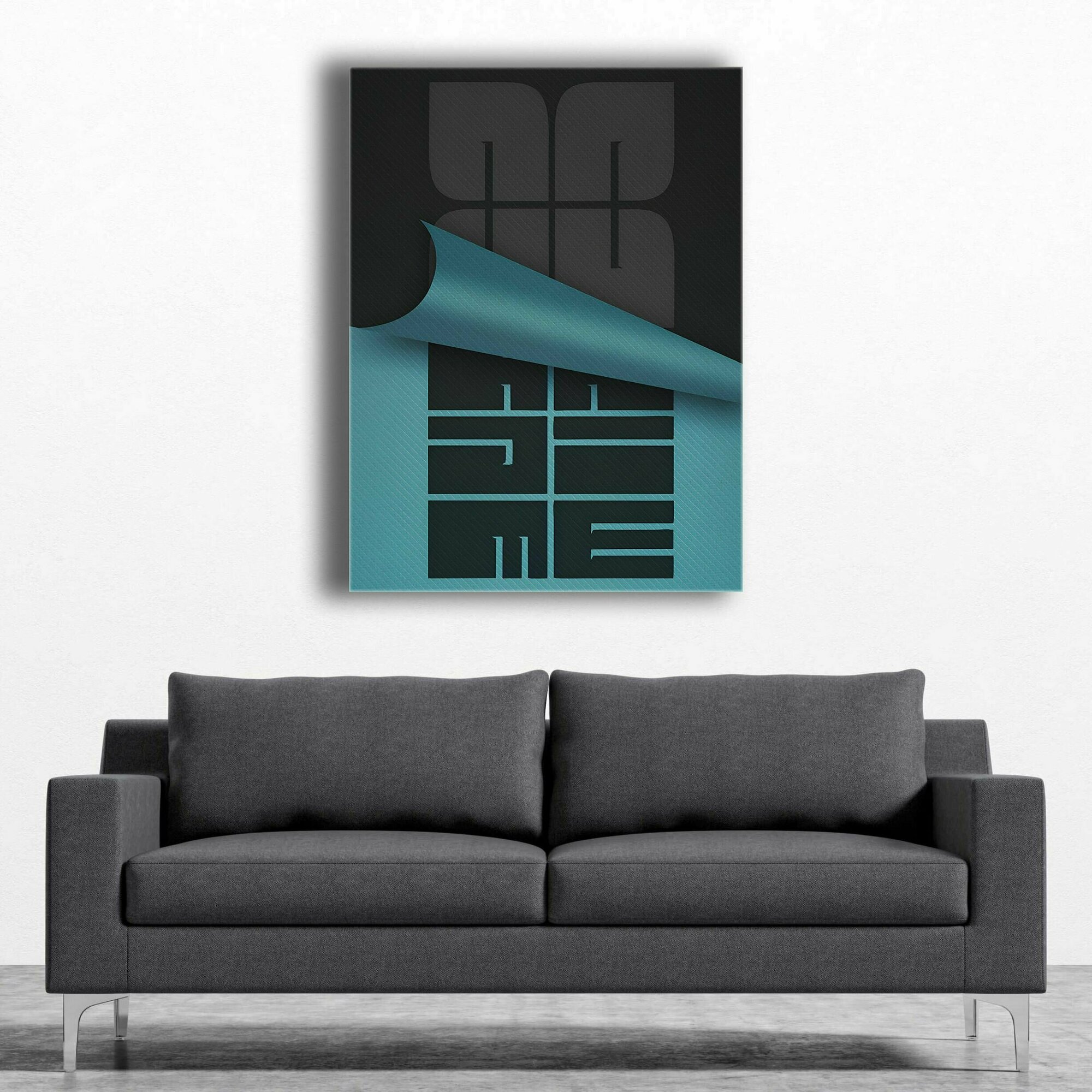 Интерьерная картина на холсте / MiyaGi / Andy Panda 30*40