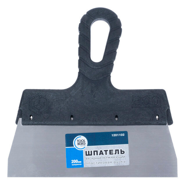 TOOLBERG шпатель фасадный 200 мм арт.1201102 для отделки наружных фасадов