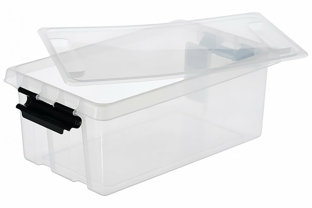 HONEYCOMB Контейнер HOME 10 литров с крышкой, прозрачный M-H10-00.07new