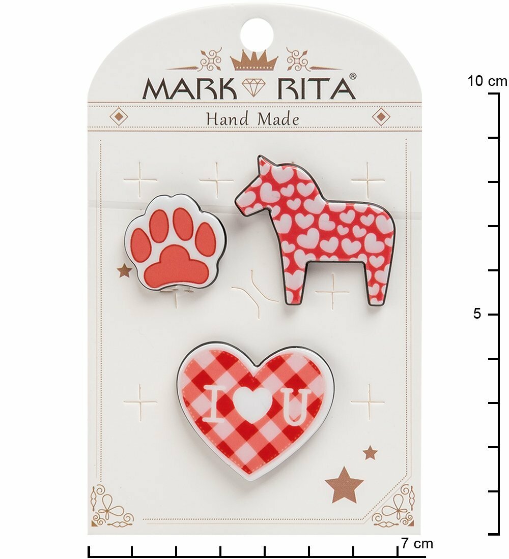 Комплект брошей