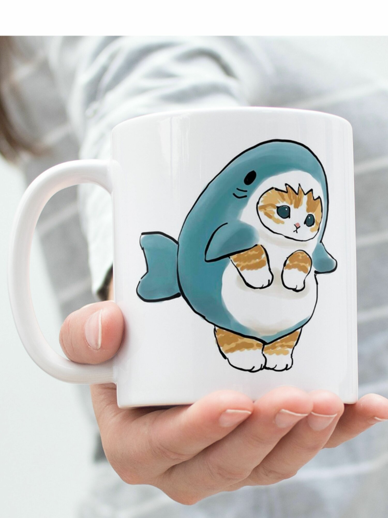 Кружка "Котик Акула"