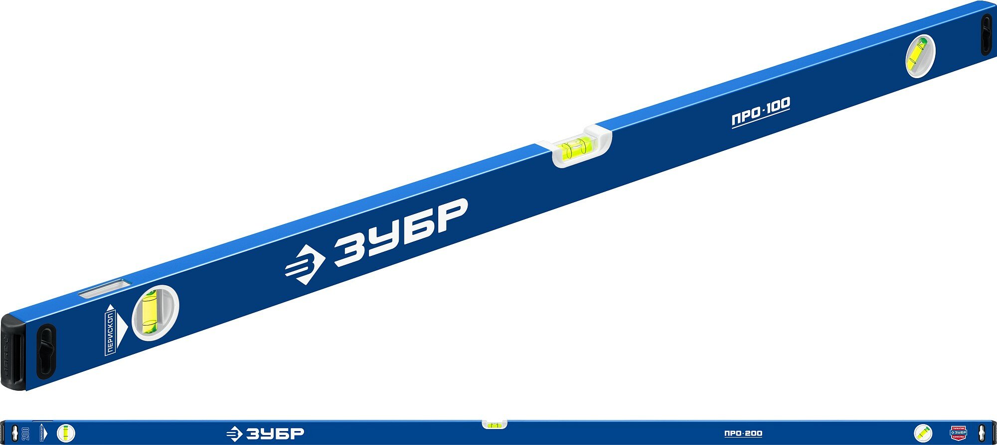 Уровень ЗУБР про, 2000 мм, усиленный профиль, профессиональный