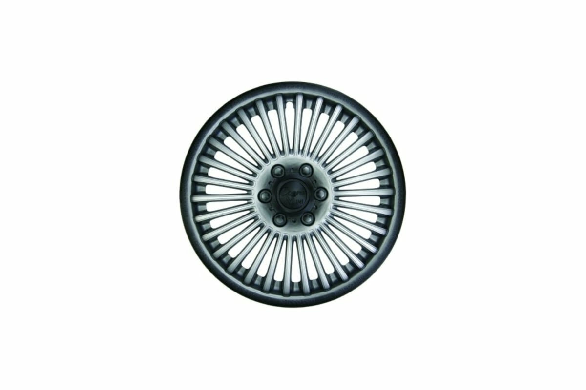 LION мини-купер 14 серебристо-черный набор колпаков для дисков 2 шт для легковых авто